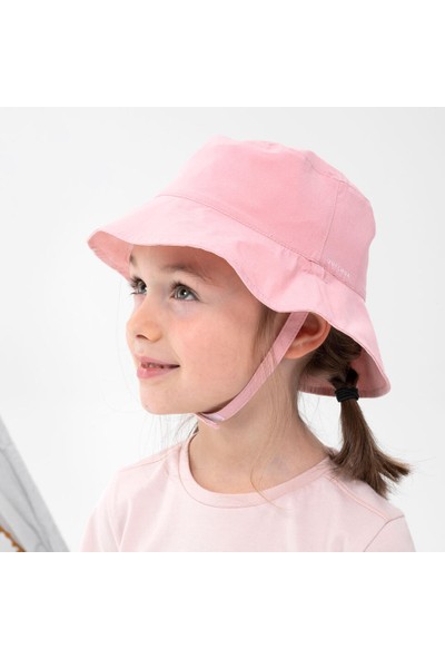 Officeofsy Çocuk Uv Korumalı Doğa Yürüyüşü Şapkası - Mavi / Beyaz - MH100 ( F I R S A T )