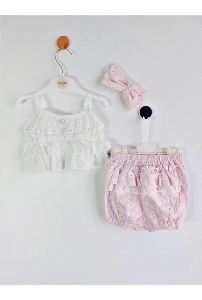 Andes Papatya Fistolu Askılı 3'lü Takım Andes Papatya Fistolu Askılı 3'lü Takım