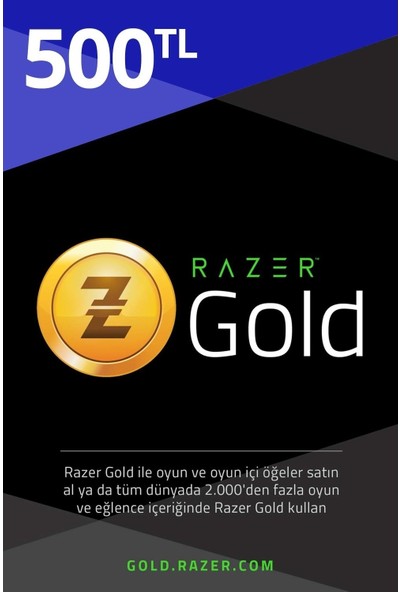 Razer Gold 500 TL