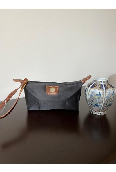 Butik Ay-Da Siyah Makyaj Çantası