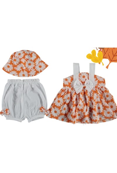Şapkalı Bebek Elbise Takımı