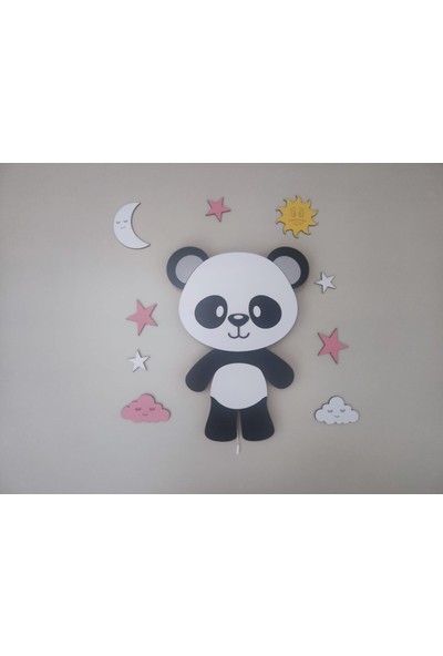 Dora Home Dorahome Ahşap Panda Model Gece Lambası Ledli Dora Home Dorahome Ahşap Panda Model Gece Lambası Ledli