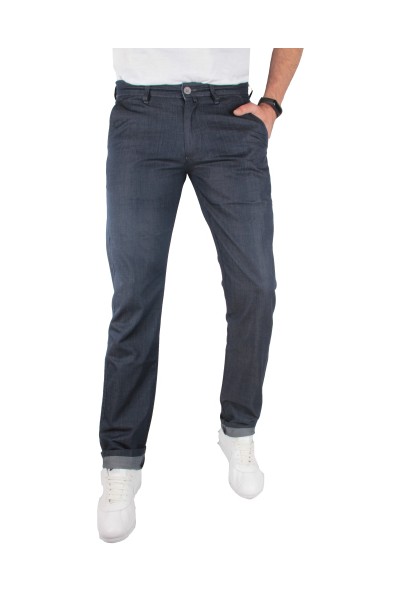 Erkek Koyu Mavi Yan Cepli Likrasız Klasik Ince Kot Pantolon Erkek Koyu Mavi Yan Cepli Likrasız Klasik Ince Kot Pantolon