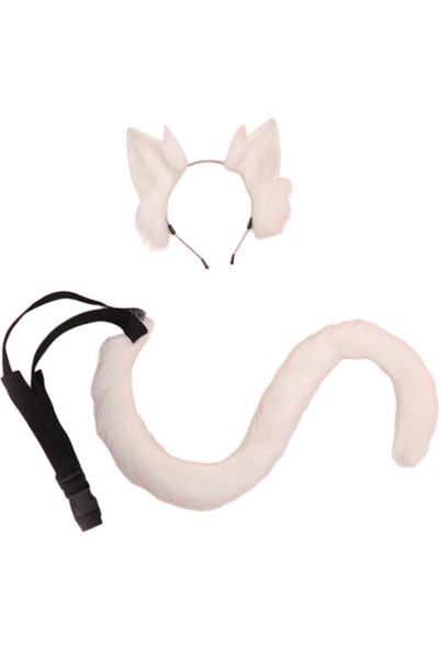 2x Kedi Kulakları Saç Hoop Faux Kürk Uzun Kuyruk Seti Şapkalar Cadılar Bayramı Cosplay Pembe 2x Kedi Kulakları Saç Hoop Faux Kürk Uzun Kuyruk Seti Şapkalar Cadılar Bayramı Cosplay Pembe