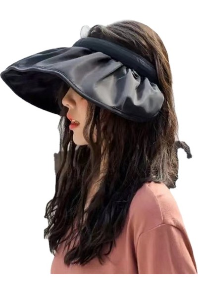 Shinee Kadınlar Güneş Koruma Güneş Şapkası Uv Koruma Güneşlik Katlanabilir (Yurt Dışından)