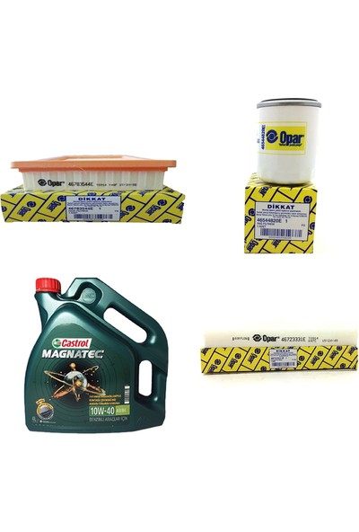 Fiat Punto Filtre Yağ Bakım Seti 1.4 16V 2003-2005 [95 Beygir PARCAPAR4646A]