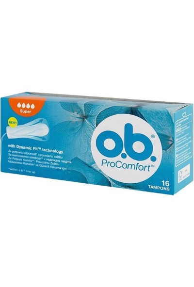 O.b. Comfort Tampon Süper 16 Lı O.b. Comfort Tampon Süper 16 Lı