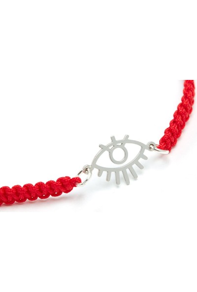 CapraGöz Ipli Gümüş Bileklik