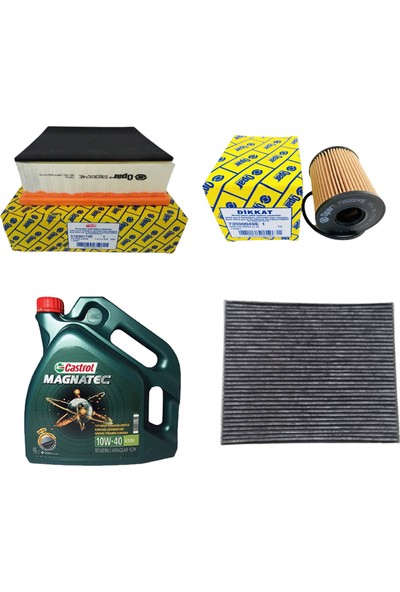 Parça Par Fiat Grande Punto Filtre Bakım Seti 1.4 16V T-Jet 2007-2012 [55 ve 180 Beygir PARCAPAR6363C]