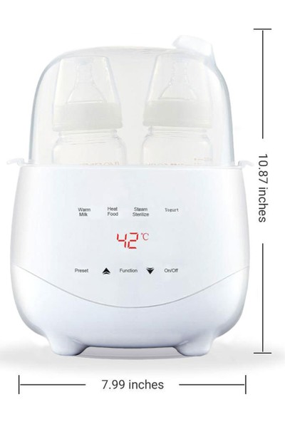 Showfashion Tech 6'sı 1 Arada Biberon Sterilizatörü Otomatik Termostat - Beyaz (Yurt Dışından) Showfashion Tech 6'sı 1 Arada Biberon Sterilizatörü Otomatik Termostat - Beyaz (Yurt Dışından)