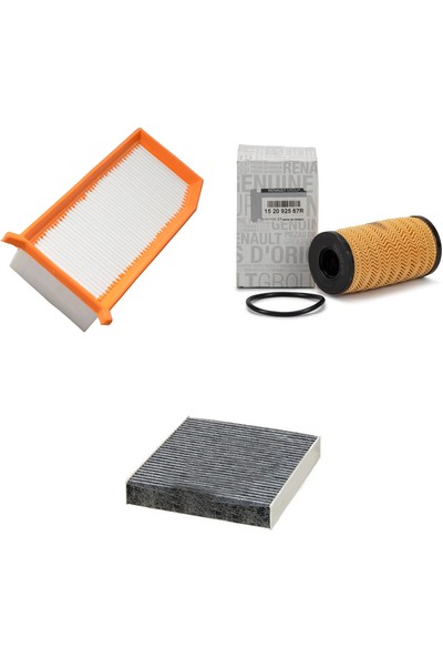 Dacia Sandero Blue Filtre Bakım Seti 1.5 Dci 2018-2020 [95 Beygir PARCAPAR9845F]
