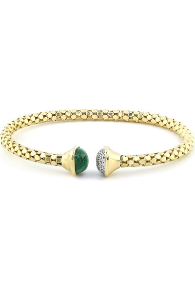 Altınkaynak 14 Ayar Kelepçeli Altın Bilezik