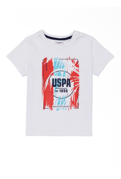 U.S. Polo Assn. Erkek Çocuk Beyaz T Shirt 50252251-VR013