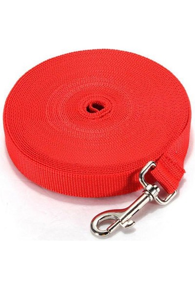 Sar Kırmızı 10 Metre Köpek Gezdirme Tasması Sevk Kayışı Sar Kırmızı 10 Metre Köpek Gezdirme Tasması Sevk Kayışı