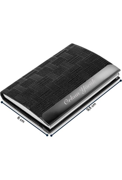 Melek Promosyon Kişiye Özel Kartvizitlik Elit Siyah 904301