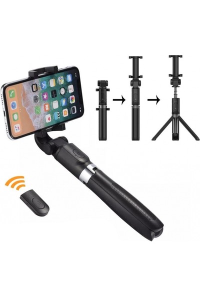 Zabata Bluetooth Kumandalı Selfie Çubuğu Uzayabilen Vlog Telefon Tutucu Kablosuz Profosyonel Ayaklı Tripod Zabata Bluetooth Kumandalı Selfie Çubuğu Uzayabilen Vlog Telefon Tutucu Kablosuz Profosyonel Ayaklı Tripod