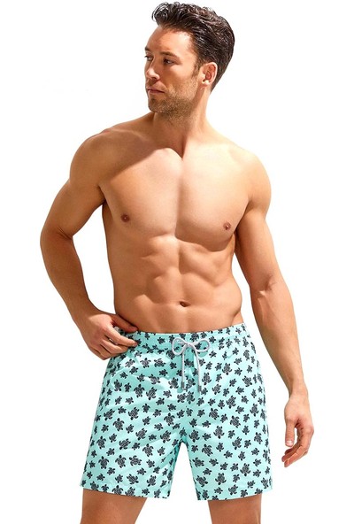 Esqudo Esq Erkek Çok Renkli Deniz Şortu EBW005 Esqudo Esq Erkek Çok Renkli Deniz Şortu EBW005