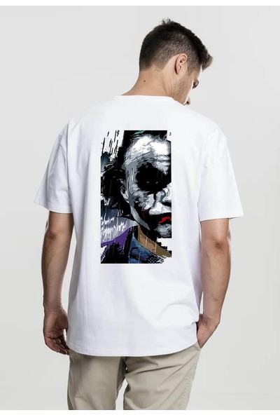 Lady Henna Baskılı Oversize Unisex T-Shirt 44