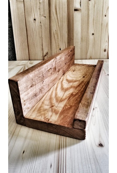 Avro Ahşap Duvar Rafı