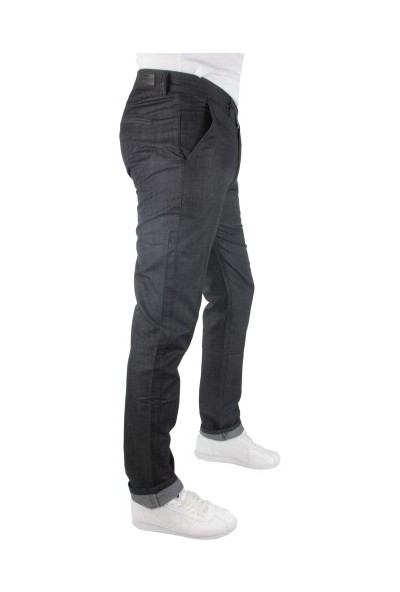 Erkek Koyu Mavi Yan Cepli Likrasız Klasik Ince Kot Pantolon Erkek Koyu Mavi Yan Cepli Likrasız Klasik Ince Kot Pantolon