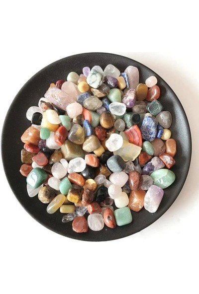 Lily Cute 100 Gr. 9 - 15 mm Doğal Mineral Karışık Kuvars Kristal Taşlar