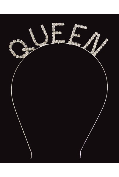 Tekno İstanbul Kristal Taşlı Gümüş Renk Queen Tacı Kraliçe Tacı 12X17 cm Tekno İstanbul Kristal Taşlı Gümüş Renk Queen Tacı Kraliçe Tacı 12X17 cm
