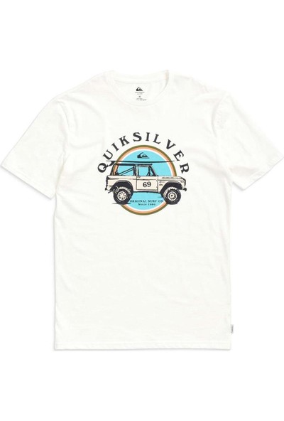 Quiksilver Silver Lınıng Ss Erkek T-Shirt EQYZT06711-WBK0