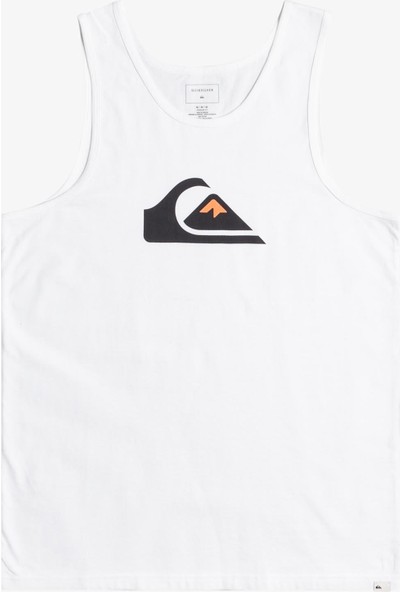 Quiksilver EQYZT06675 Comp Logo Tank Bisiklet Yaka Normal Kalıp Baskılı Beyaz Erkek Atlet Quiksilver EQYZT06675 Comp Logo Tank Bisiklet Yaka Normal Kalıp Baskılı Beyaz Erkek Atlet
