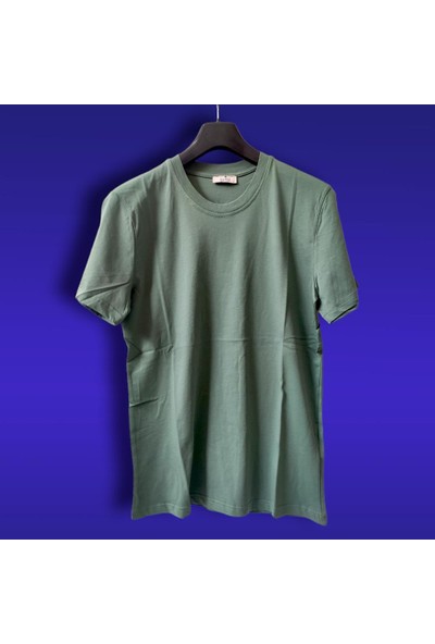Standart Kalıp Basic T-Shirt Yeşil
