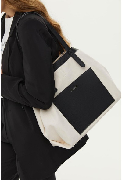 Manuka City Kanvas Çanta Siyah