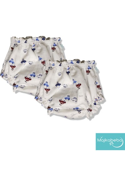 Bordo Mavi Arabalar Desenli Alezli (Sıvı Geçirmez) Külot Bez Bıraktırma Alıştırma Külodu Mayo Şort Bordo Mavi Arabalar Desenli Alezli (Sıvı Geçirmez) Külot Bez Bıraktırma Alıştırma Külodu Mayo Şort