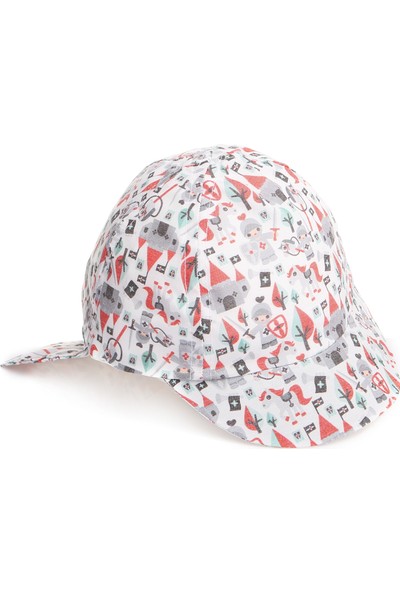 Seal Yaz Erkek Bebek Şapası Ense Korumalı ve Gölgelikli