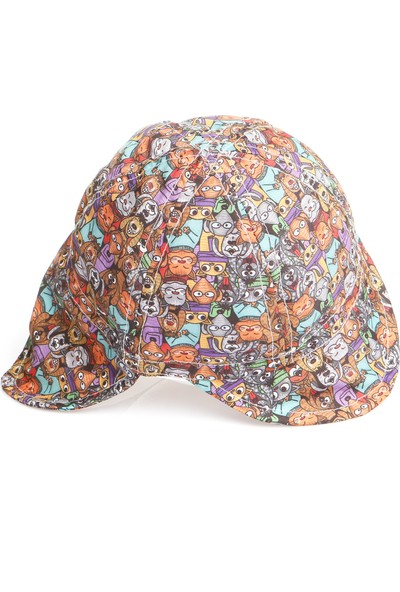 Seal Yaz Erkek Bebek Şapası Ense Korumalı