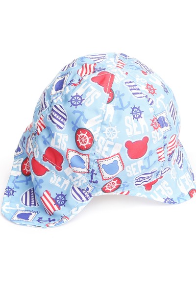 Seal Yaz Erkek Bebek Şapası Kulak Korumalı