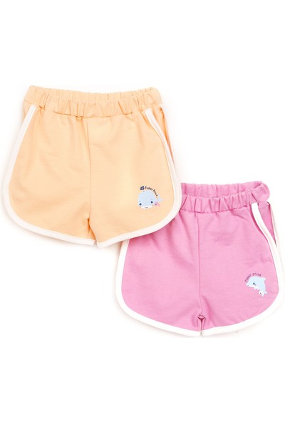 Fisher Price Tatil Zamanı Pembe ve Turuncu 2li Şort Fisher Price Tatil Zamanı Pembe ve Turuncu 2li Şort
