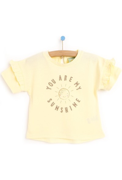 Hello Baby Better Cotton Kız Bebek Fırfırlı Rahat Kalıp Tshirt Hello Baby Better Cotton Kız Bebek Fırfırlı Rahat Kalıp Tshirt