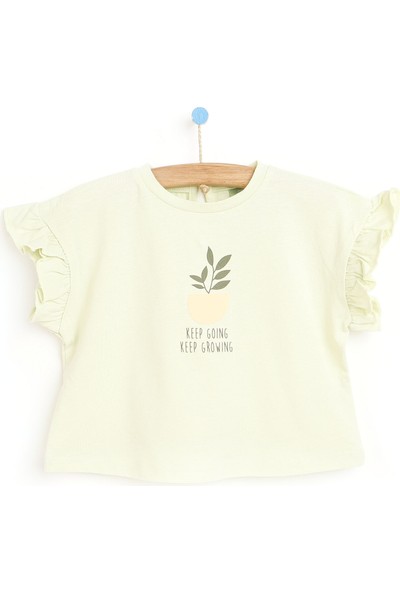 Hello Baby Better Cotton Kız Bebek Rahat Kalıp Nakışlı Tshirt Hello Baby Better Cotton Kız Bebek Rahat Kalıp Nakışlı Tshirt