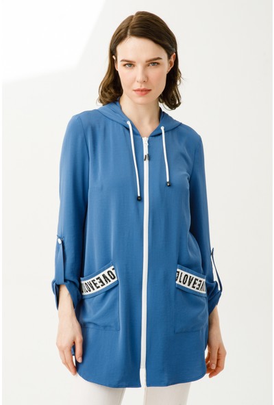 Ekol Kapüşonlu Trençkot