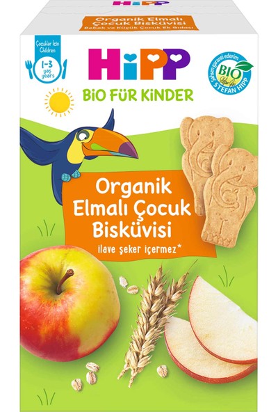 Hipp Hipp Organik Elmalı Çocuk Bisküvisi 150GR