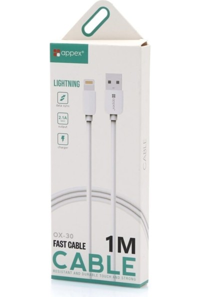 Appex Type-C Hızlı Şarj ve Data Kablosu