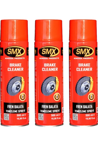 Smx 3 Adet Smx Fren Balata Temizleme Spreyi 500 Ml. Smx 3 Adet Smx Fren Balata Temizleme Spreyi 500 Ml.