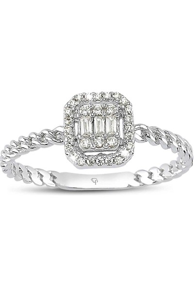 Pırlanta Merkezim Altın Baget Yüzük