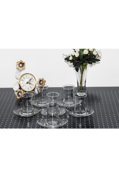 Lav Paşabahçe 6 Kişilik 12 Parça Çay Seti Glass You Zen Modeli
