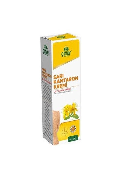 Çınar Sarı Kantaronlu Çatlak KREMI100 ml