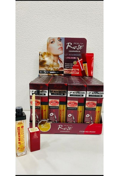 Rose Dudak Dolgunlaştırıc I& Dudak Parlatıcı (24 Adet)