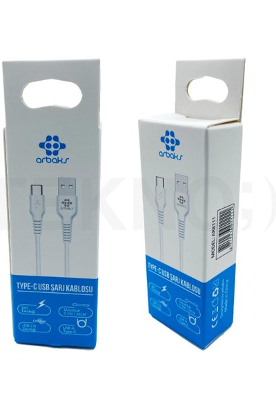Myglobal (Type-C) 30 cm Powerbank Kısa Şarj Kablosu Arbaks ARB111