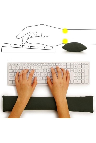 Myglobal 50 cm Klavye Bilek Desteği (Elyaf Dolgulu) Myglobal 50 cm Klavye Bilek Desteği (Elyaf Dolgulu)