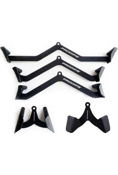Prodips Lat Pulldown Çekiş Aparatları Power Grip Bar 5 Li Set Prodips Lat Pulldown Çekiş Aparatları Power Grip Bar 5 Li Set