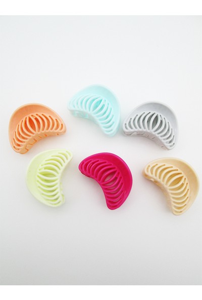 Camomille Kadın 6'lı Yeni Sezon Renkli Mandal Saç Toka Camomille Kadın 6'lı Yeni Sezon Renkli Mandal Saç Toka