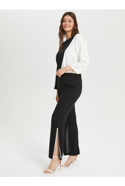 Faik Sönmez Yanı Yırmaçlı Straıght Fit Pantolon 64406